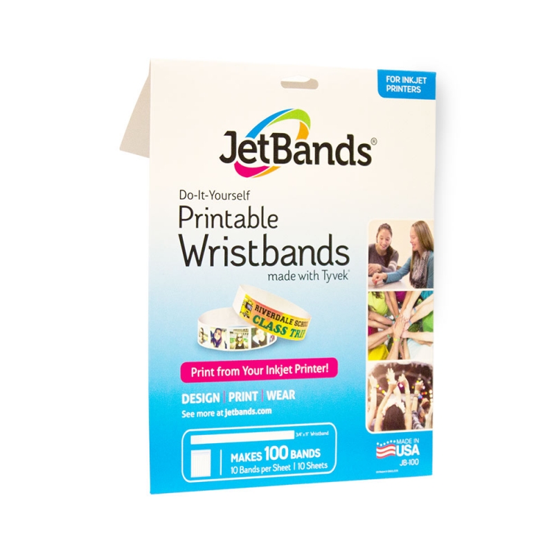 Make Your Own Wristbands JetBands Printable Wristbands EXELPrint